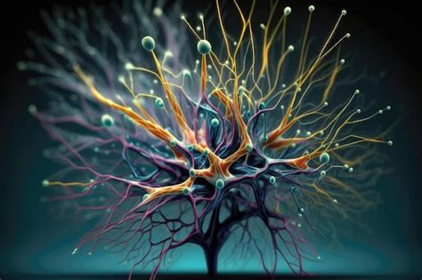 A D Model Of A Neuron Generative Ai Premium Ai Generated Image