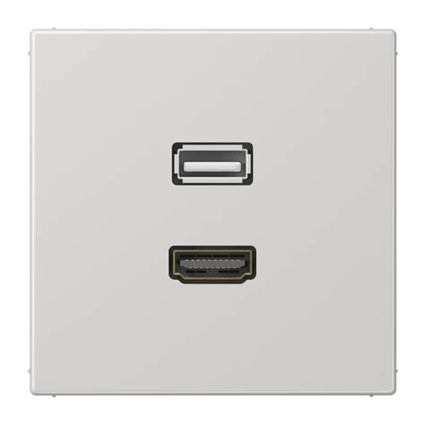 Hdmi Usb 2 0 Light Grey Ma Ls 1163 Lg