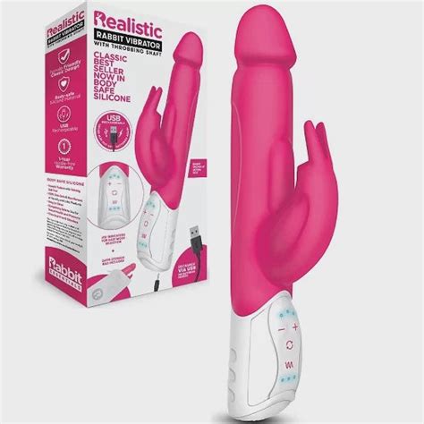 Rabbit Essentials Rechargeable Realistic Rabbit Naughty But Nice