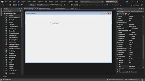 Using The Checkbox Control In Winforms
