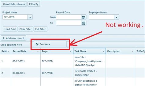 Jquery Kendo Grid Drag And Drop Columns Function Not Working Stack Overflow