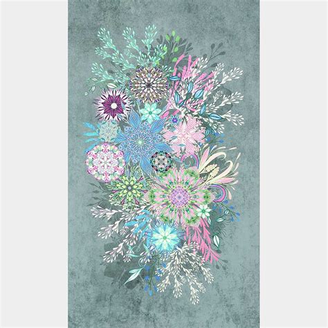 Calixta Floral Jewel Panel