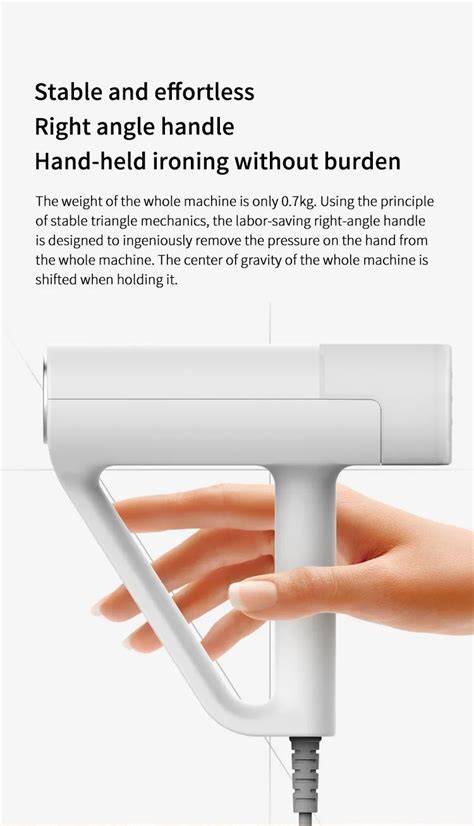 Deerma Hs100 Portable Handheld Garment Steamer Vertical Iron 160℃ High