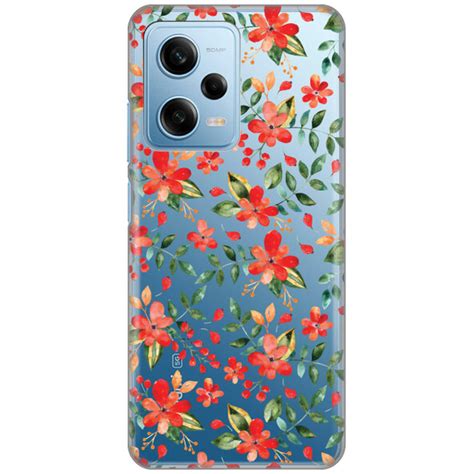 Maskica Floral Rosehip Xiaomi Redmi Note Pro G