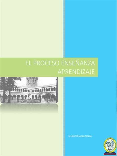 Proceso Enseñanza Aprendizaje Pdf