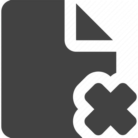 Delete File Remove Icon Download On Iconfinder