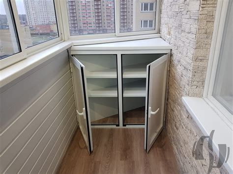 Тумба на балкон — заказ и установка по Москве | Filigranika