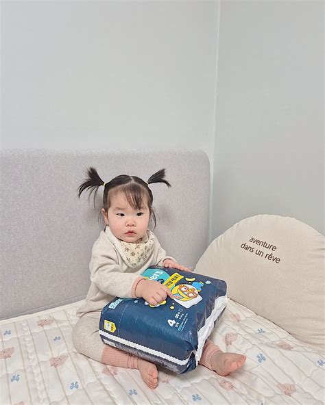 반짝반짝 빛나는 호비💫 육아일상 육아소통 육아템리뷰 제품제공 호비가 빛나는호두솜 서포터즈 1기가 됐어요👏 어린이집 다닌지 벌써 3개월 어린이집 가면