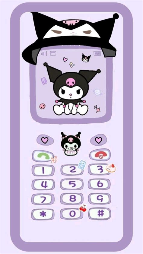 Teléfono De Kuromi Para Imprimir Винтажные неоновые вывески Hello