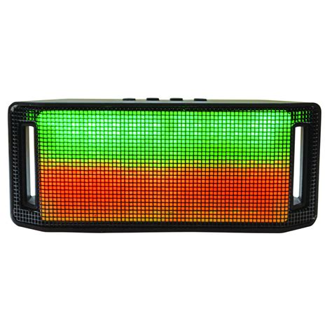 Portable Bluetooth Speaker With Flashing LED Lights