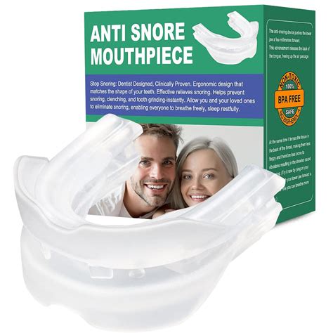 Snorefree Anti Snoring Mouthpiece Stop Snoring Now Comfortable Wear