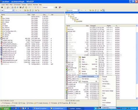 Sas On Unixhsph Using Winscp To Run Sas Programs