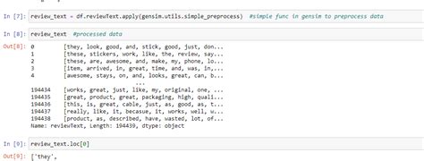 Converting Words To Numbers Using Gensim Word2vec