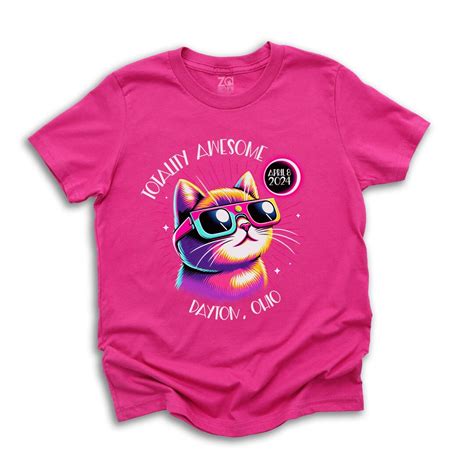 Neon Cat Cool Kitty Eclipse T Shirt 2024 Eclipse Cool Cat Eclipse Shirt School Total Solar