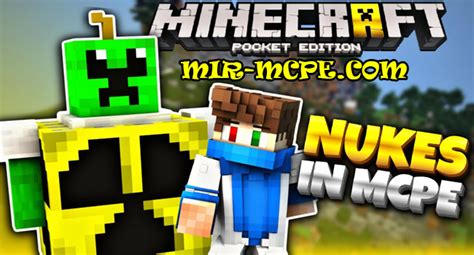 Nuke мод на ядерную бомбу 1 11 1 10 1 7 1 2 1 1 5 скачать для Minecraft Pe