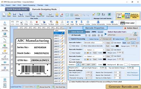 Upca Barcode Font Designed By Barcode Software Generate