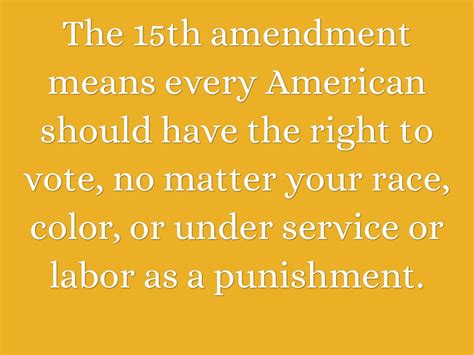 15th Amendment By Kiana Yang