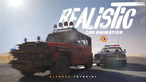 Realistic Car Animation Blender Tutorial 🔥 Youtube