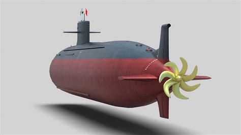 3d Type 093 Shang Class Ssn Model Turbosquid 1557934