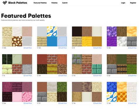 Minecraft Color Palette Ideas