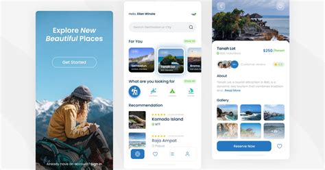 Travel Agency Mobile App Ui Kit Ux And Ui Kits Ft Ui And Business Envato