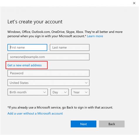 Windows 10 How To Add A Microsoft Account