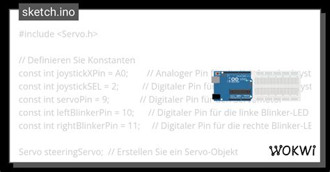 Servo Und Blinker Wokwi Esp32 Stm32 Arduino Simulator