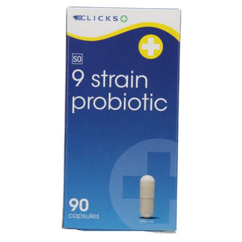Clicks 9 Strain Probiotic 90 Capsules Clicks