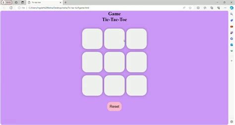 Video Nisha Ingole On Linkedin Tic Tac Toe Game Clone Made By Me With Using Css