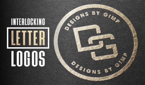 How To Create An Interlocking Letter Logo With GIMP Logos By Nick