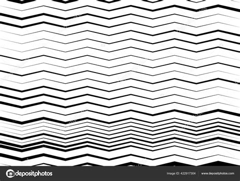 Corrugated Wavy Zig Zag Criss Cross Lines Abstract Geometric Black Stock Vector Image By