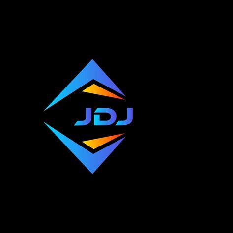 Jdj Abstract Technology Logo Design On Black Background Jdj Creative