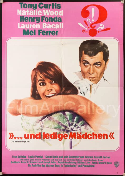 Sex And The Single Girl Movie Poster 1965 German A1 23x33