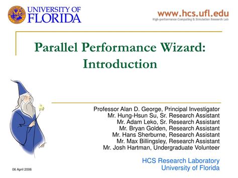 Ppt Parallel Performance Wizard Introduction Powerpoint Presentation