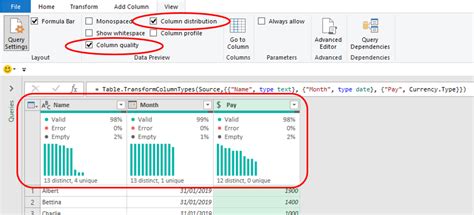 New Views For Power Query