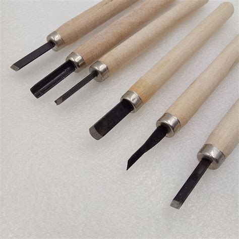 6pcs Set Wood Carving Chisel Tool Kit Hand Chisel Vicedeal