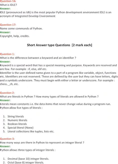 Class 11 Computer Science Getting Started With Python Solution