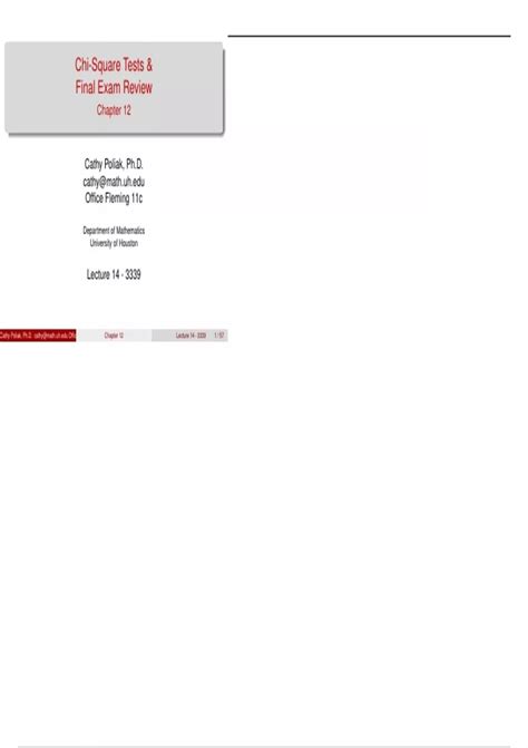 Summary Pdfpdf Of Chi Square Distributionderivation Of Pdf Of Chi Square Distributionobserved