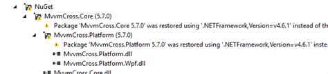 Xamarin Mvvmcrosscoreplatform 570 Was Restored Using