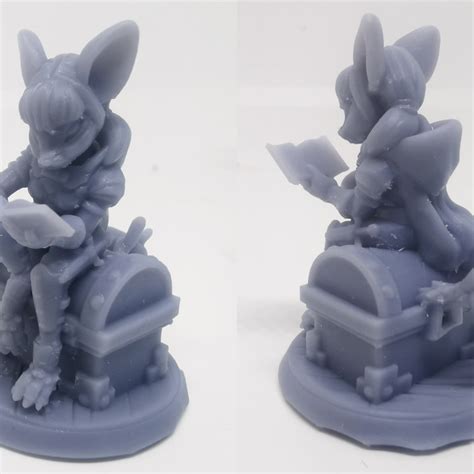 3d Printable Mousefolk Rogue Presupported By Naga Minis