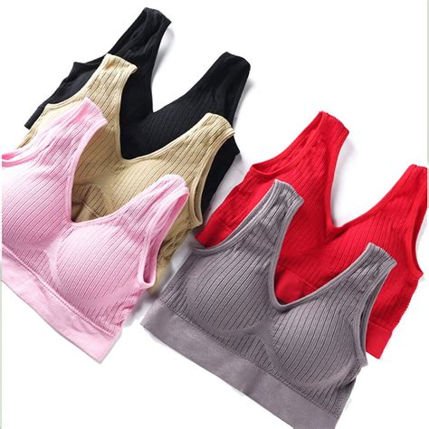여성을 위한 섹시한 원활한 브래지어 탑 푸시 업 브래지어 스포츠 Bh 여성 Bralette 여성 속옷 등이없는 대형 무선 언와이어 브래지어 여성용 튜브탑 뷰티 백 브라렛