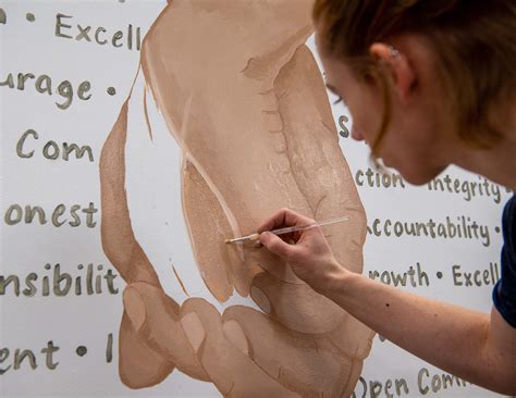 Art Of Gold AW SARC Creates Mural For Sexual Awareness Month Minneapolis St Paul Air