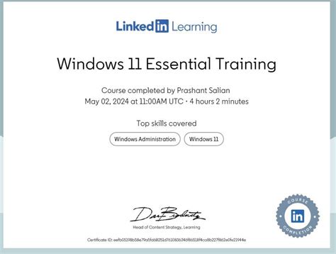 Prashant Salian On Linkedin 🎓 Just Completed A Course On Linkedin Learning 🎉 Im Excited To Share