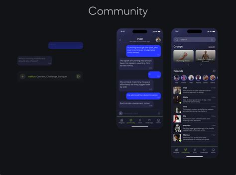 mobile app running ux ui design behance