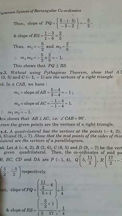 Coordinate Geometry Without Using Pythagorous Theorem Show That The