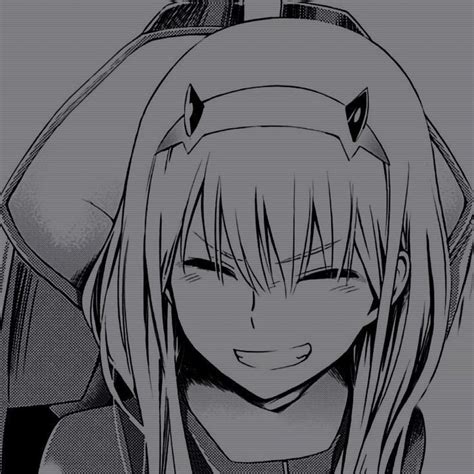 Black And White Zero Two At Jenny Collier Blog