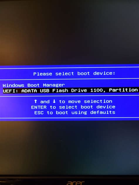 Unable To Boot Acer Aspire TC 865 D17E5 Reboot And Select Proper Boot Device Error Message
