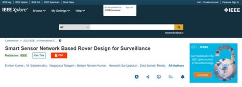 Hemanth Sai Upputuri On Linkedin Ieee Research Publication Iot Boschindia