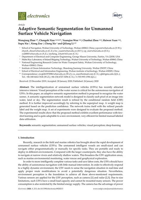 Pdf Segmentation For Unmanned Surface Vehicle Navigation Dokumen Tips