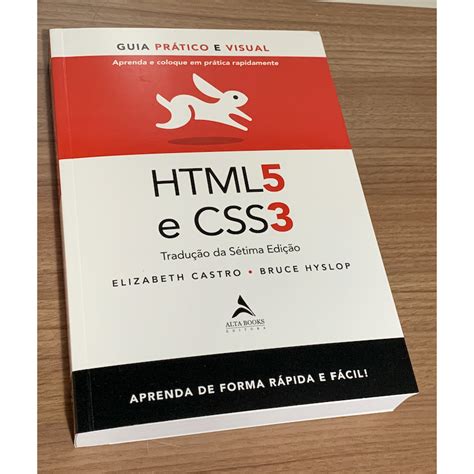 HTML E CSS Guia Prático e Visual Livro Físico Usado Shopee Brasil